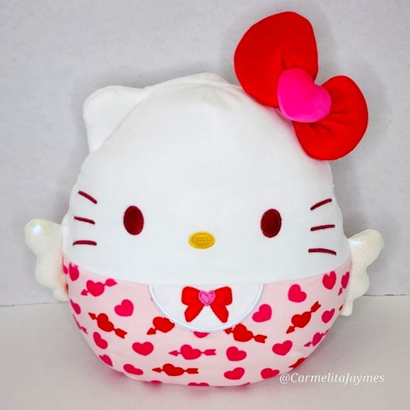 Squishmallows | Toys | Hello Kitty Red Hearts Cupid W Wings Valentine ...